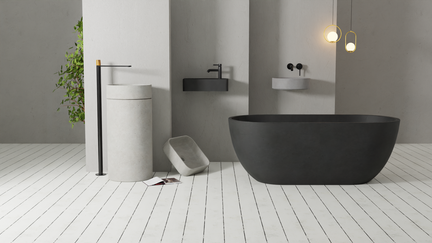 Bespoke handmade concrete basins, baths and furniture. – Conba